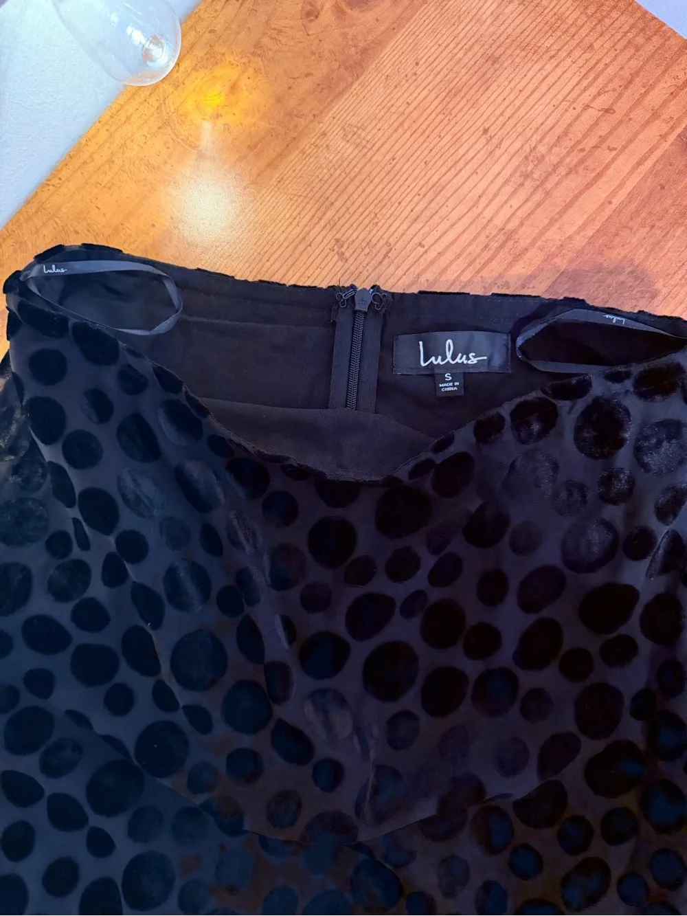 Lulus | Skirts | Lulus Black Polka Dot Ruffle Mini Skirt | Poshmark